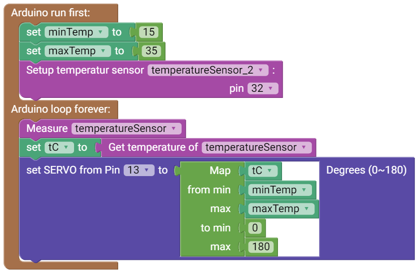 Projekt 4: T1-Monitoring: Programmierung mit Ardublockly