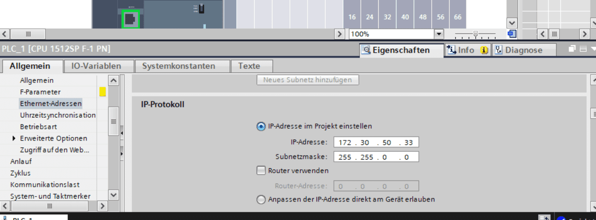 0. Hardwarekonfiguration der SPS
