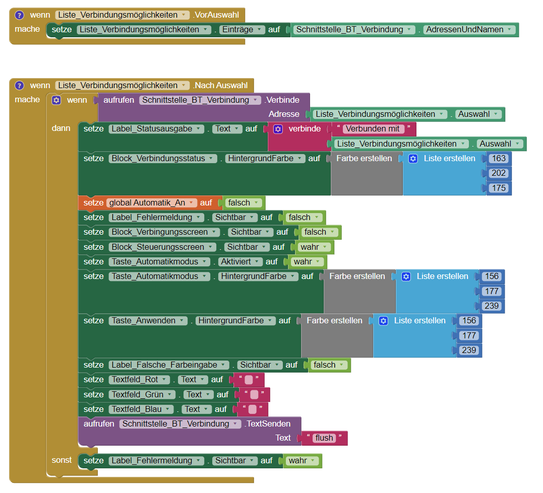 Projekt 8: T1-Tuning: Programmieren der App-Funktion
