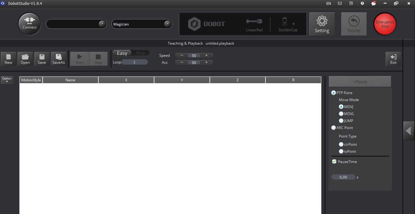 I4.0-DOBOT by Lucas: Programm in DobotStudio vorbereiten